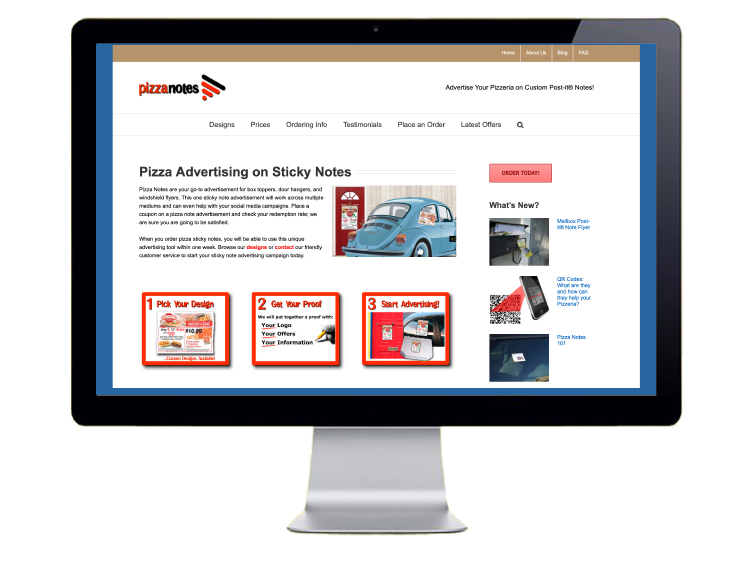 Pizza Notes – Sticky Flyer’s Pizzeria Marketing Solution